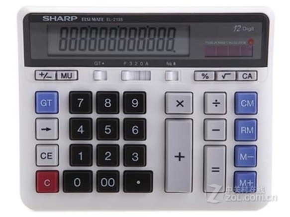 【夏普EL-2135】报价_参数_图片_论坛_Sharp EL-2135夏普计算器报价-ZOL中关村在线