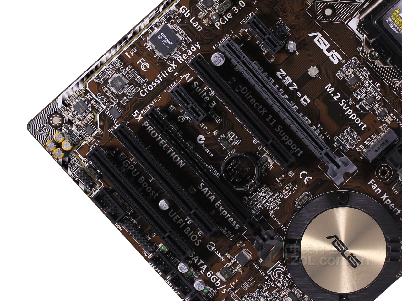 【原始大图】华硕Z97-C局部细节图图片欣赏-ZOL中关村在线