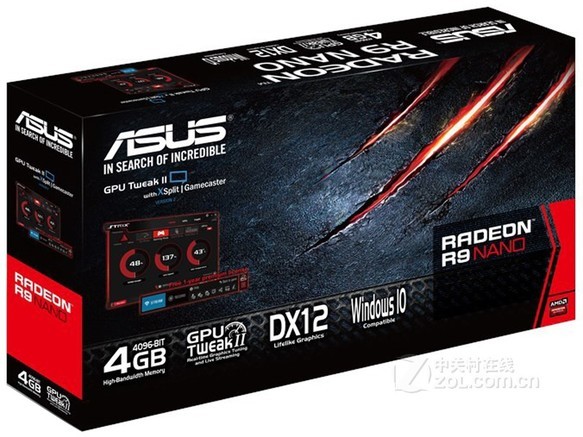 【华硕R9 NANO-4G】报价_参数_图片_论坛_ASUS R9 NANO-4G华硕显卡报价-ZOL中关村在线