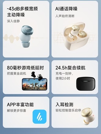 【漫步者TWS5 Pro】报价_参数_图片_论坛_Edifier TWS5 Pro漫步者耳机报价-ZOL中关村在线