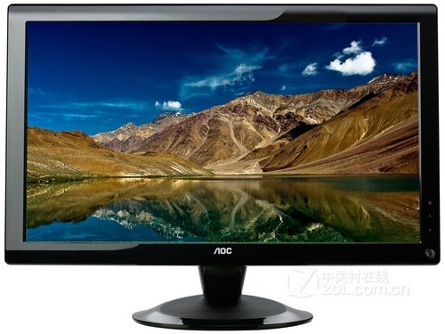 时尚节能大屏液晶 AOC 2436V简单解析_AOC 2436V_液晶显示器评测-中关村在线